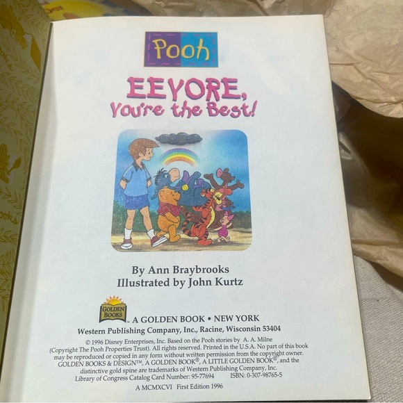 Golden Books | Other | Brand New Vintage A Little Golden Book Pooh ...